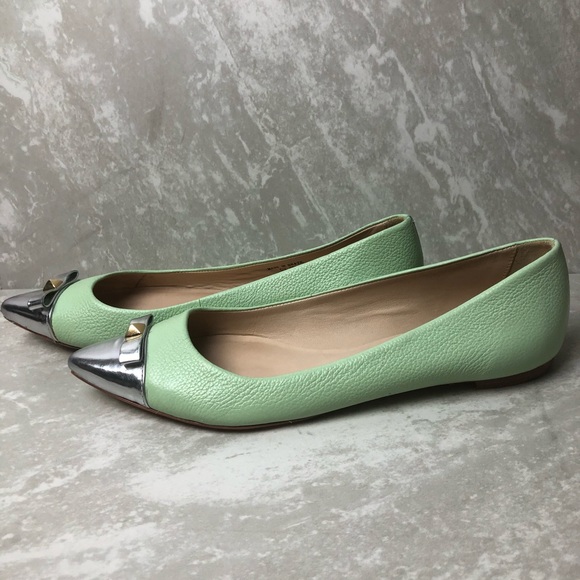 kate spade | Shoes | Kate Spade Ginny Too Flat Sage Silver | Poshmark